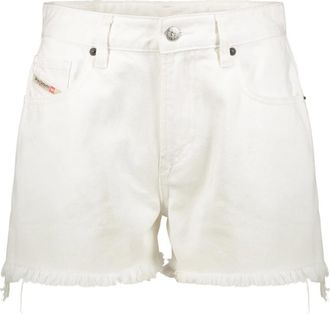 Diesel Femme, Shorts, Blanc, Taille: W25 Denim Shorts