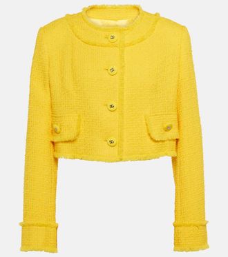 Dolce & Gabbana Cropped-Jacke aus Tweed