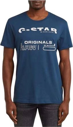 G-Star Homme, Tops, Bleu, Taille: 2XL Originals T-Shirt