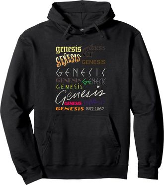 Genesis Geschichte des Genesis-Logos seit 1967 Pullover Hoodie