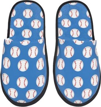 Generic Unisex Hiver Pantoufles Base-ball Accueil Slippers Classiques Chaussons Homme pour Int&eacute;rieur Hiver Femme M