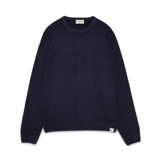 Roy Rogers Crew Neck Fin.14 - - Knitwear - Herren - Blau - 2XL