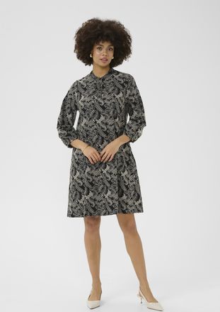 Culture Kleid CUtaylar A-shape black offwhite