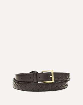 Bottega Veneta Intrecciato Belt Female 75