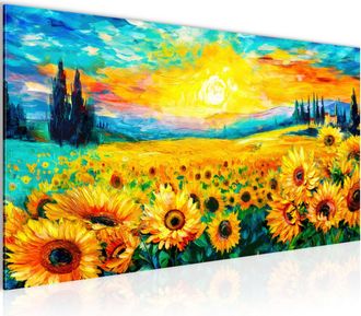 Runa Art Wandbild 100L x 40B cm Modern Bild auf Vlies Leinwand 055812a