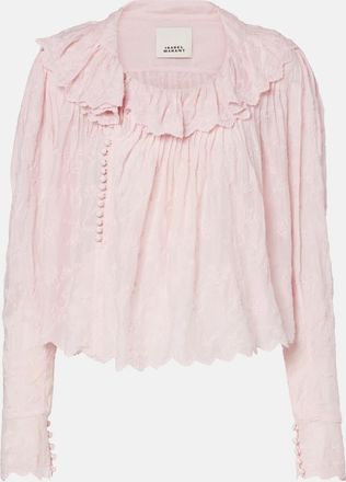 Isabel Marant Blouse Zelly en coton et soie
