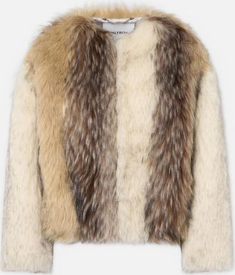 Halfboy Kunstpelz-bomberjacke