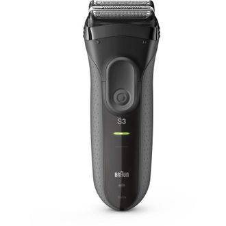Braun Series 3 3000s - Folie - Schwarz - led - Wechselstrom/Batterie - Nickel-Metallhydrid (NiMH) - Eingebaut (3000 bk/gr) - Braun
