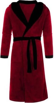 Generic Peignoirs de bain en tissu &eacute;ponge pour homme, peignoir de chambre en coton, robes de chambre pour femmes, v&ecirc;tements de nuit chauds et confortables, en