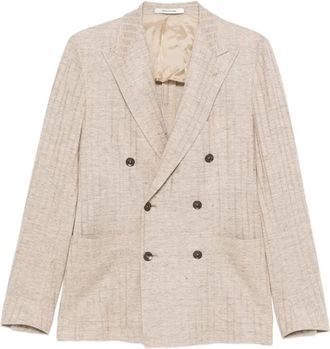Tagliatore Homme, Costumes, Beige, Taille: M Blazer crois&eacute;