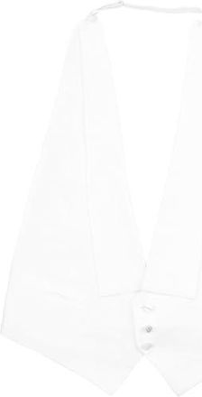 Suitable Gilet Frack Donau Blanc - Taille XL - Homme - Vêtements - Coupe droite - Polyester - Boutons