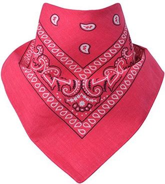 Miobo Bandana en 100 % coton Taille unique - Rose - M