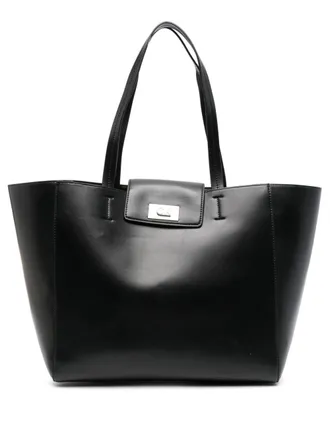 Calvin Klein sac cabas en cuir artificiel - Noir