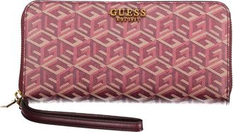 Guess Femme, Sacs, Rouge, Taille: ONE Size Laurel Large Zip-Around Wallet