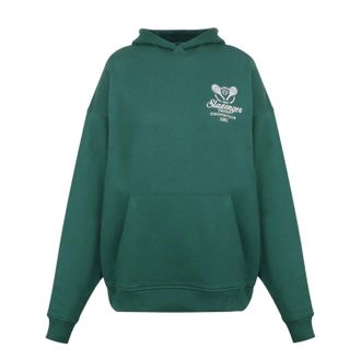 Slazenger Kapuzenpullover f&uuml;r Damen, &Uuml;berschnittene Schulter (Gr&uuml;n)