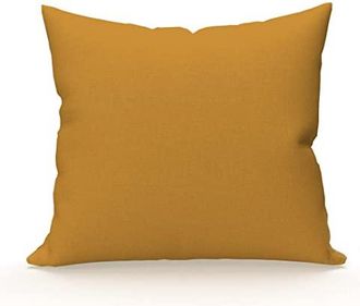 Soleil d'Ocre Soleil dOcre Kissenbezug, Baumwolle, Gelb, 63 x 63 cm