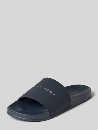 Tommy Hilfiger Badeslipper mit Label Print