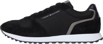 Tommy Hilfiger Herren Runner Sneaker New Eva Mix Sportlich, Schwarz (Black), 40