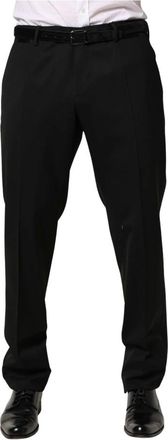 Dolce & Gabbana Homme, Pantalons, Noir, Taille: XL Skinny Dress Pantalons