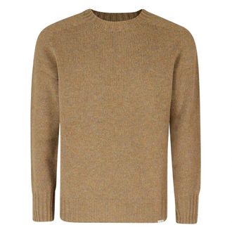 Roy Rogers Rundhalsausschnitt - - Knitwear - Herren - Braun - M
