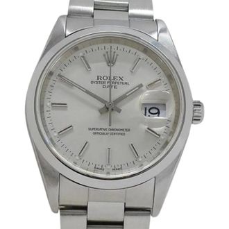 Rolex Pre-owned Vintage Wristwatch 34mm - Homme - Pre-owned - Gris - Taille: ONE Size