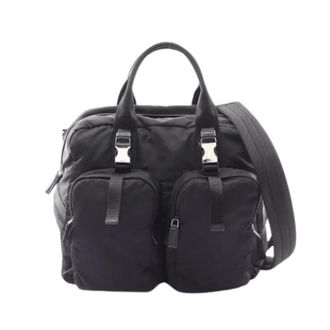 Prada Pre-owned Vintage Boston Bag - Femme - Pre-owned - Noir - Taille: ONE Size