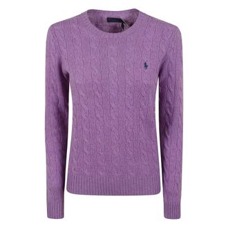 Polo Ralph Lauren Julianna Pullover mit langen &Auml;rmeln - - Knitwear - Damen - Lila - M