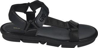 Sergio Rossi Femme, Chaussures, Noir, Taille: 40 EU Sandales Plates