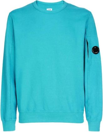 C.P. Company C.p. Company, Homme, Pulls, Bleu, Taille: L Light Fleece SweaT-shirt