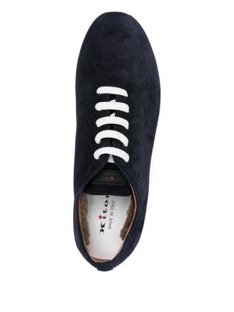 Kiton Womens Lace-Up Suede Sneakers Aw25 M