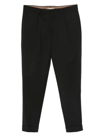 BRIGLIA 1949 Hose mit Bundfalten - Schwarz