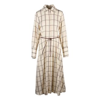 Crida Milano Hemdkleid - - Dresses - Damen - Beige - S