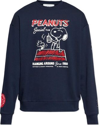 Iceberg Homme, Sweatshirts et sweats &agrave; capuche, Bleu, Taille: L SweaT-shirt avec imprim&eacute;