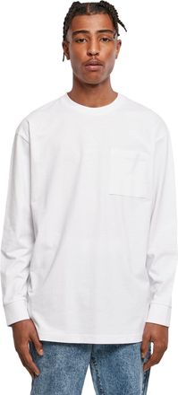 Urban Classics Herren Heavy Oversized Pocket Longsleeve White, XS