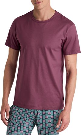 CALIDA RMX Sleep T-Shirt Herren, Bio Baumwolle, sportlicher Schnitt, amtungsaktiv, pflegeleicht