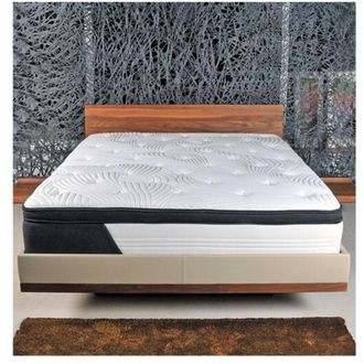 Les Tendances Les Tendances - Matelas cassie 160x200 cm ressorts et m&eacute;moire de forme