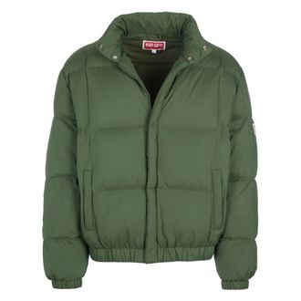 Blauer Gesteppte Wattierte Jacke - - Jackets - Herren - Gr&uuml;n - L