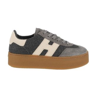 Hogan Femme, Chaussures, Gris, Taille: 35 EU H698 Allacciato H