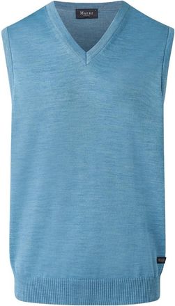 Maerz Pullunder aus maschinenwaschbarer Merinowolle mit V-Ausschnitt in