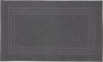 Kleine Wolke Frottier-Vorleger Lodge 3009912207, Ma&szlig;e: 50x 80 cm, Dunkelgrau, 100% Baumwolle