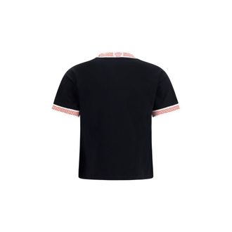 Versace Womens Black Cotton T-Shirt