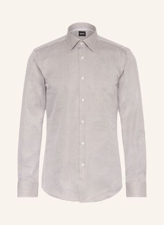 HUGO BOSS Hemd Hank Slim Fit beige