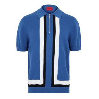 HUGO BOSS Hugo - Sholpone Poloshirt f&uuml;r Herren (Mittelblau)