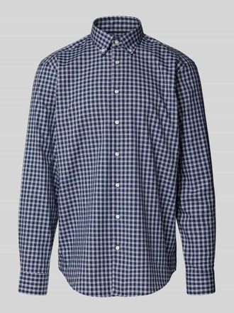 Christian Berg Regular Fit Businesshemd mit Button-Down-Kragen