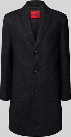 HUGO BOSS Regular Fit Mantel aus Woll-Mix Mosdell MALTE