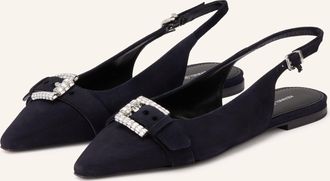 Kennel & Schmenger Slingballerinas Nika Mit Schmucksteinen blau