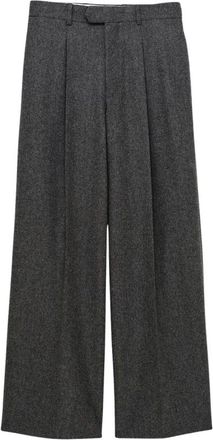 Carven Pantalon &agrave; pinces - Femme - Pantalons - Gris - Taille: 40 FR