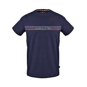 Aquascutum T-Shirt f&uuml;r Herren, kurz&auml;rmlig (Marine)