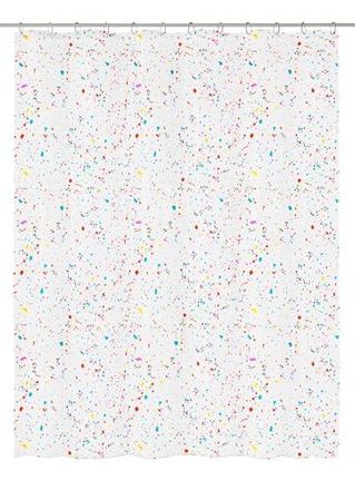 Kleine Wolke Duschvorhang Confetti, 180x200 cm, Multicolor