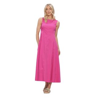 Y.A.S Yasverna SL Langes Kleid - - Dresses - Damen - Rosa - XS